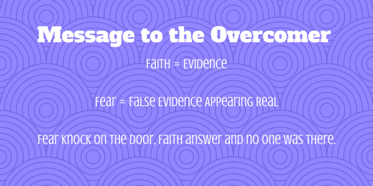 Message to the Overcomer